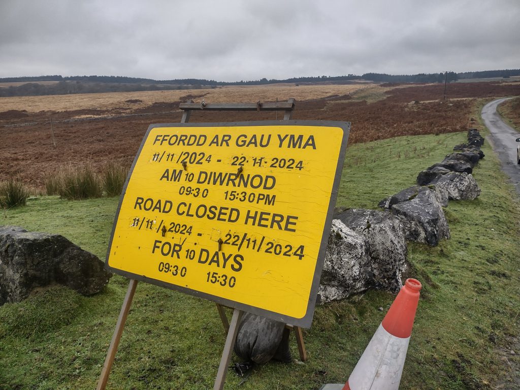 Cwm Porth / Waterfalls area road closure 11-22 Nov AND telephone ...